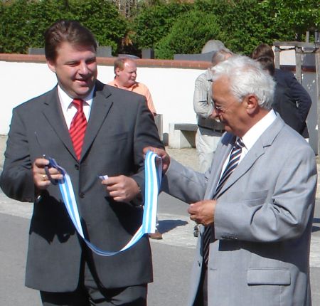 Straßeneinweihung in Niederlauterbach